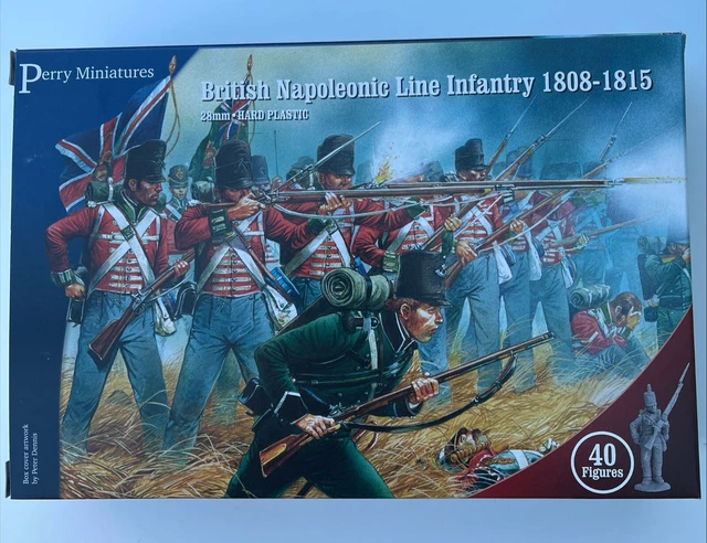 PERRY MINIATURES NAPOLEONIC Wars British Line Infantry 1808-1815 - 28mm ...