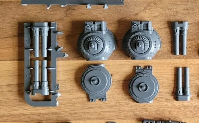 IMPERIAL KNIGHTS KNIGHT Dominus Twin Siegebreaker Cannons [40K Bits] £ ...