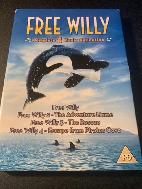THE FREE WILLY 4 Movie Collection (DVD, 2010) with slipcase £6.95 ...
