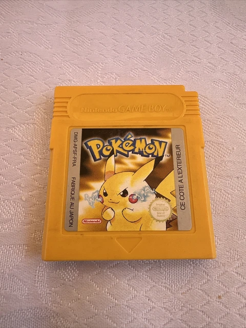 POKÉMON VERSION JAUNE Pikachu Pile Neuve FR Nintendo GameBoy Color GBC ...
