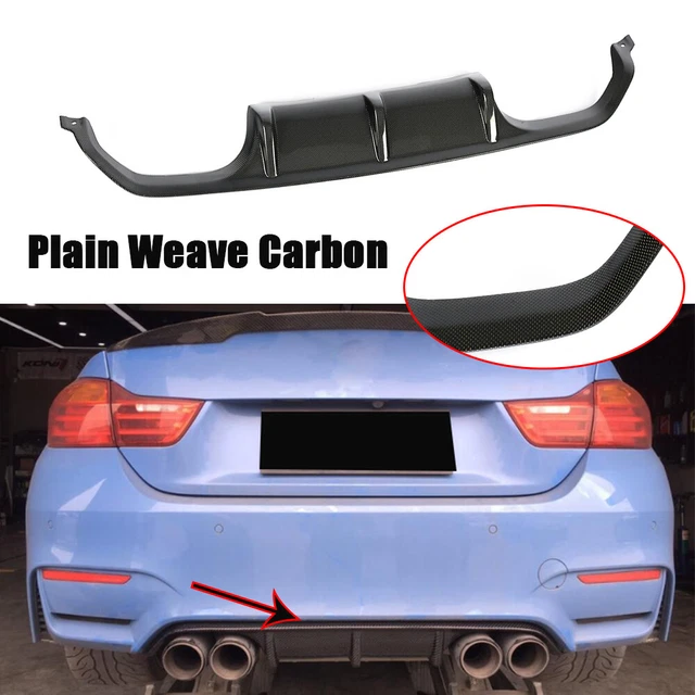CARBON FIBER REAR Bumper Diffuser Spoiler Lip For BMW F80 M3 F82 F83 M4 ...