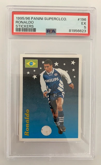 1995-1996 PANINI SUPERCALICO #196 Ronaldo Nazario Rookie EUR 214,27 ...