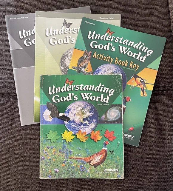 ABEKA UNDERSTANDING GOD’S World Set Bundle Lot Teacher Student 4th ...