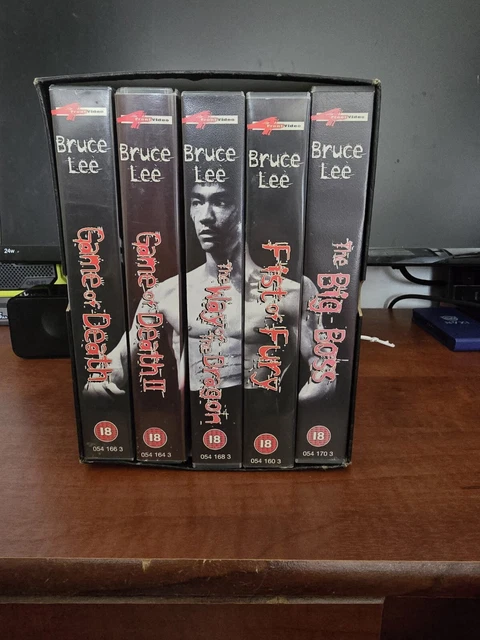 BRUCE LEE 5 Film box VHS box set £19.99 - PicClick UK