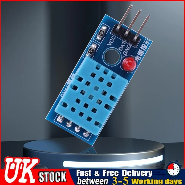 UK 3.3V-5V DHT11 Sensor Module 3-Wire Humidity Temperature Module Ultra ...
