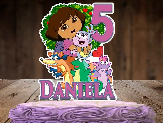 DORA THE EXPLORER Cake Topper, Custom Cake Topper £10.54 - PicClick UK