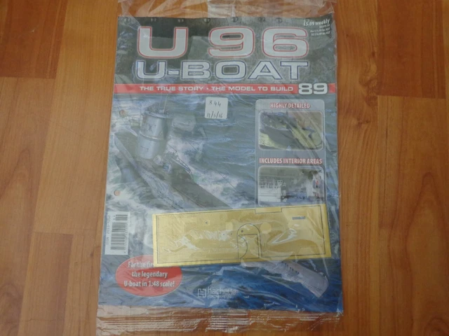1/48 HACHETTE COSTRUIRE il Proprio U96 U-Boat Sottomarino Problema 89 ...