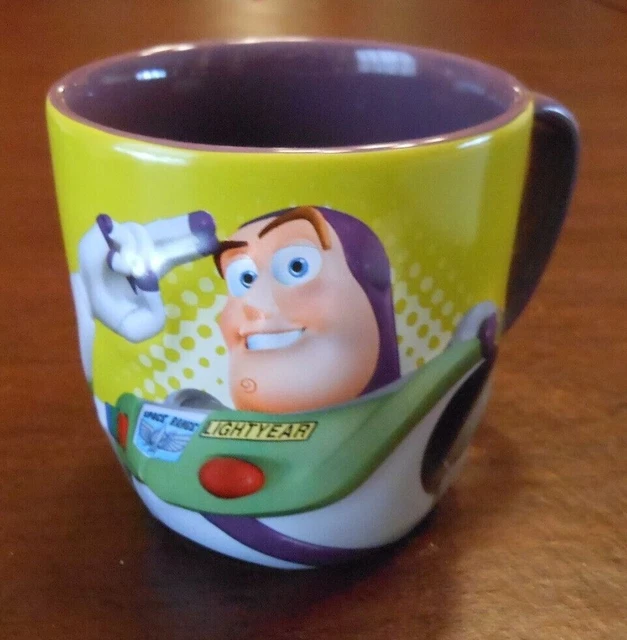 DISNEY STORE PIXAR Toy Story Buzz Lightyear Art Sketch Concept Coffee ...