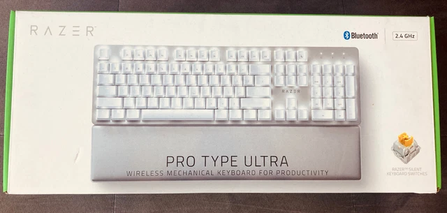 RAZER PRO TYPE Ultra Bluetooth Wireless Mechanical Keyboard - White $63 ...