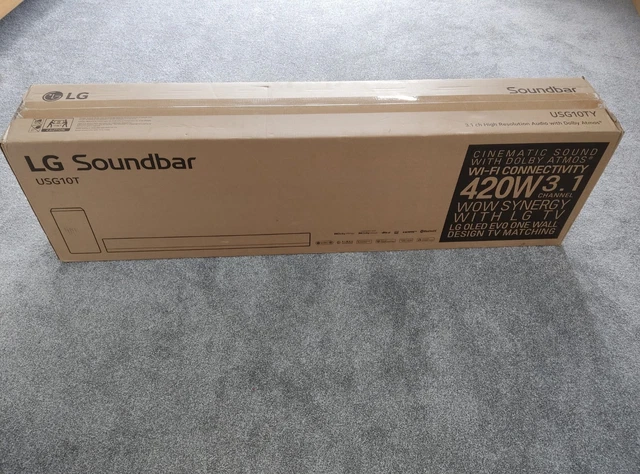 LG USG10TY SOUNDBAR with Dolby Atmos and Wireless £260.68 - PicClick UK