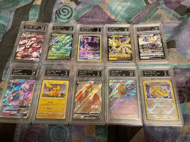 10 GRADED POKEMON Card Slab LOT Bulk TCS (PSA BGS CGC) #7 $174.99 ...