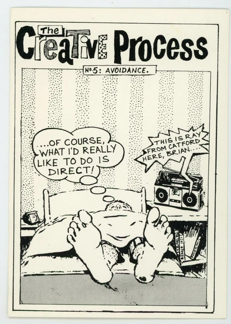 CREATIVE PROCESS VINTAGE 80's Biff Kard Biff Products BCM London. Humor ...