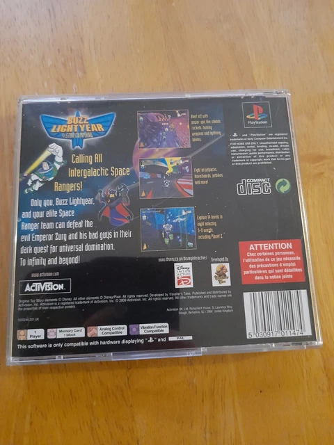BUZZ LIGHTYEAR STAR command gioco ps1 UK PAL PS1 OTTIME CONDIZIONI EUR 21,08 - PicClick IT