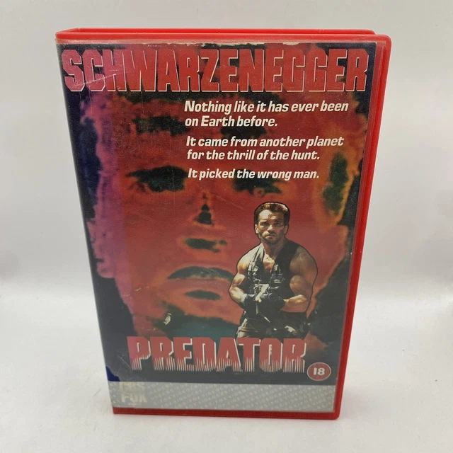 PREDATOR VHS BIG Box Ex Rental Very Rare Arnold Schwarzenegger £45.00 ...