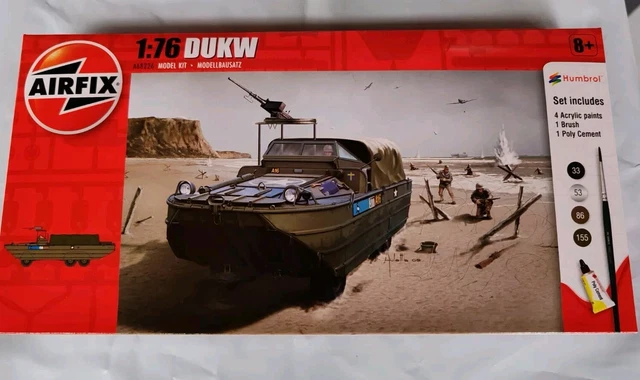 WWII DUKW D-DAY Landings Airfix Model Kit New & Sealed Airfix A02316 1: ...