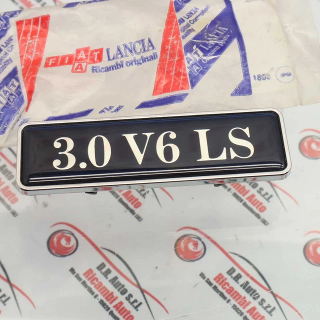 EMBLEMA SIGLA MODELLO Lancia Thema 3.0 V6 Ls Cod. 82486097 Nuovo ...