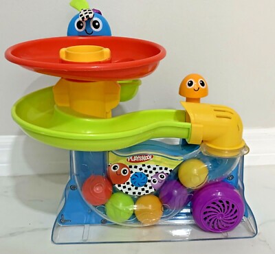 VINTAGE PLAYSKOOL EXPLORE 'N Grow Busy Ball Popper Toy w/ 5 Balls £29. ...