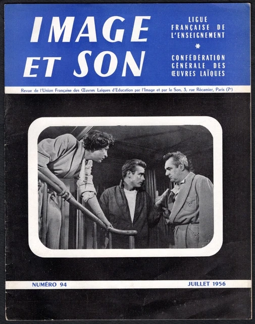 CINÉMA IMAGE ET Son n°94 - 1956 - La fureur de vivre + Les enfants du Paradis EUR 4,00 - PicClick FR