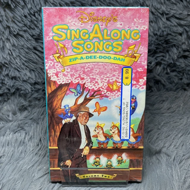 DISNEYS SING ALONG Songs - Song of the South: Zip-A-Dee-Doo-Dah VHS ...