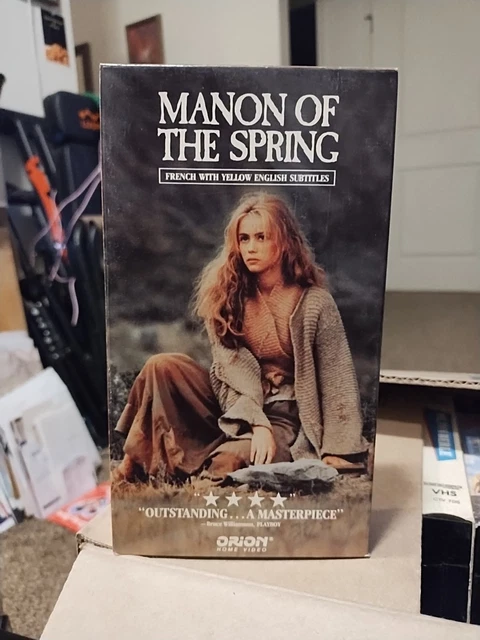 VINTAGE VHS MANON Of The Spring (French With Yellow English Subtitles ...