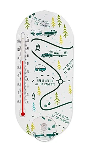 CAMCO 53367 - Life Is Better At The Campsite Window Thermometer, Map ...