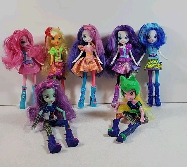 MY LITTLE PONY Equestria Girls Rainbow Rocks Mane 6 Dolls Bundle £35.00 ...