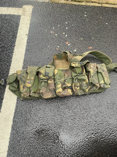 ORIGINAL BRITISH ARMY DPM PLCE Para SAS Webbing Pouch Battle Belt ...