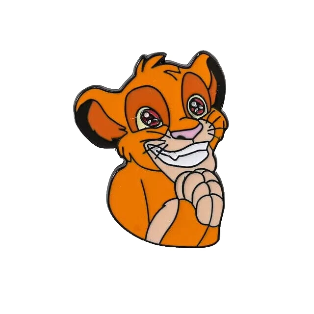 DISNEY'S THE LION King Simba Showing Off His Beautiful Eyes Smiling Pin ...