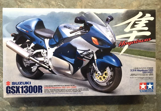 TAMIYA SUZUKI HAYABUSA GSX 1300R 1/12 scale motorcycle model kit! 14090 ...