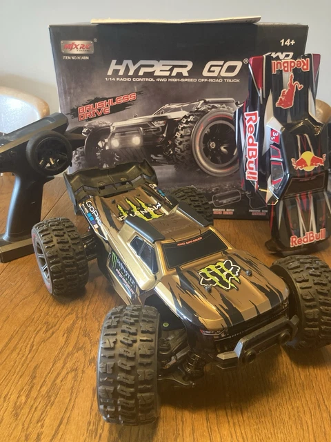 MJX HYPER GO H 14bm RC Truck Buggy Car 1/14 Brushless 45 & 75KPH 2S or ...
