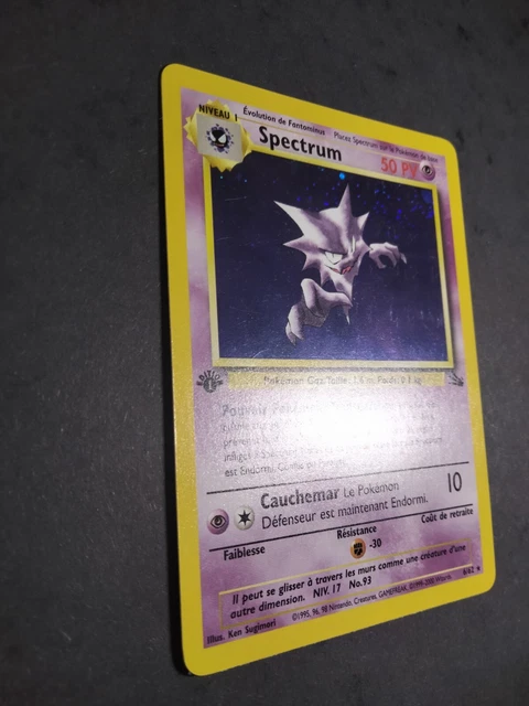 CARTE POKEMON SPECTRUM Holo 6/62 Fossile EDITION 1 Wizards FR EUR 155 ...