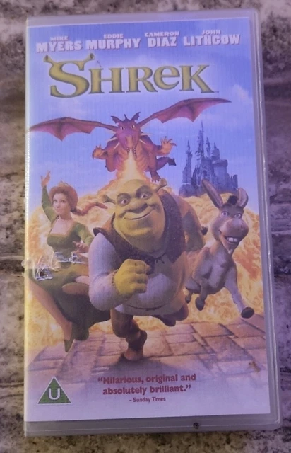 SHREK (VHS, 2001) £1.00 - PicClick UK