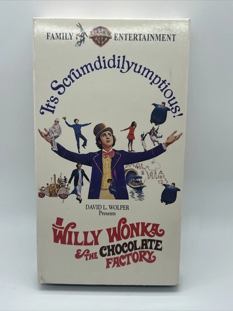 Vintage Warner Bros Vhs Willy Wonka And The Chocolate Factory