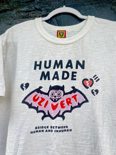 HUMAN MADE X Lil Uzi Vert Bat T Shirt White Size XL 22” X 27” £122.75 ...