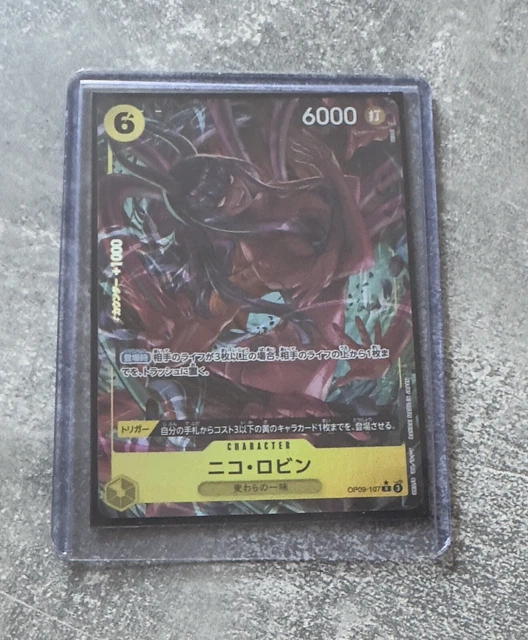ONE PIECE TCG Nico Robin (Alt Art) OP09-107 R Karte Japanisch EUR 1,00 - PicClick DE