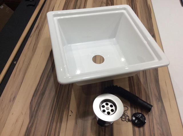 DELUXE SINK PLASTIC Square campervan motorhome Caravan boat catering ...