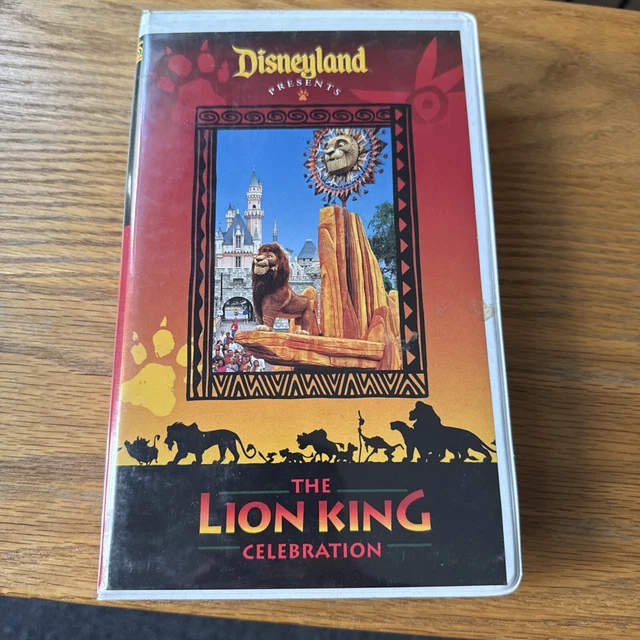 DISNEYLAND PRESENTS “THE Lion King Celebration” VHS Disney Clamshell £7 ...