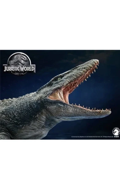 STATUE MOSASAURUS W-DRAGON Jurassic World sous licence échelle 1/35 EUR ...