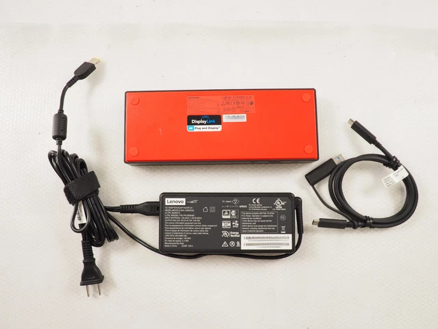 LENOVO THINKPAD 40AF DUD9011D1 03X7469 Hybrid USB-C With USB-A Dock ...