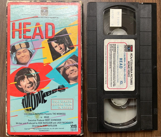 THE MONKEES HEAD film (VHS, 1986, RCA Side Load) - Frank Zappa, Jack ...