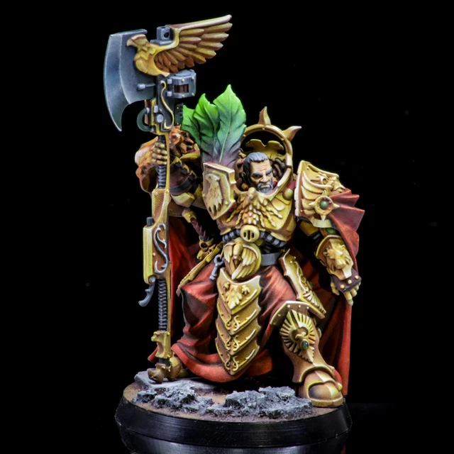 PRO PAINTED WARHAMMER 40k Adeptus Custodes captain-general Trajann ...