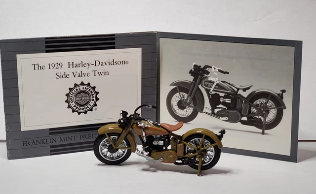 FRANKLIN MINT PRECISION Models Harley Davidson 1929 Side Valve Twin 1/ ...