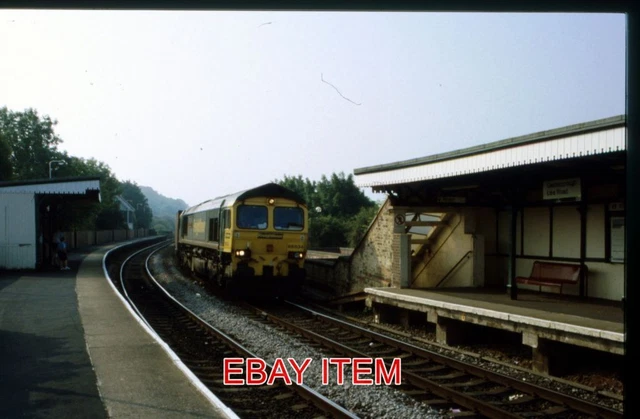 ORIGINAL 35MM SLIDE CLASS 66 LOCO NO 66534 OBCL EXPRESS AT ...