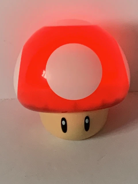 SUPER MARIO BROS Lamp Toad Mushroom Push Light With Sound £13.19 ...