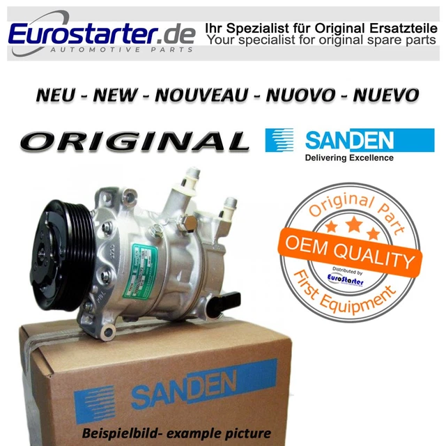 1*** CLIMATE COMPRESSOR C2D56291 New Genuine SANDEN for Land Rover ...
