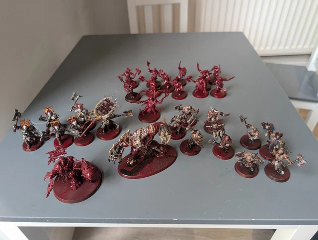 GOREBLADE WARBAND, 29X models Chaos, Khorne, Age of Sigmar - Games ...