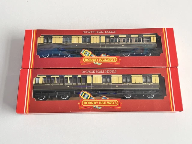 HORNBY RAILWAYS MODEL OO Gauge R123 GWR Brown Cream Clerestory Brake ...
