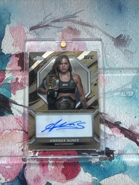 2024 UFC TOPPS Chrome Amanda Nunes Marks Of Champions auto Encased EUR ...