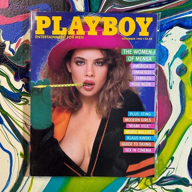 PLAYBOY MAGAZINE NOVEMBER 1985 Klaus Kinski Pamela Saunders £6.98 - PicClick UK