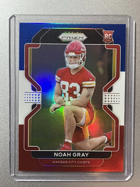 NOAH GRAY KANSAS City Chiefs Panini Prizm NFL 2021 RWB ROOKIE PRIZM EUR ...